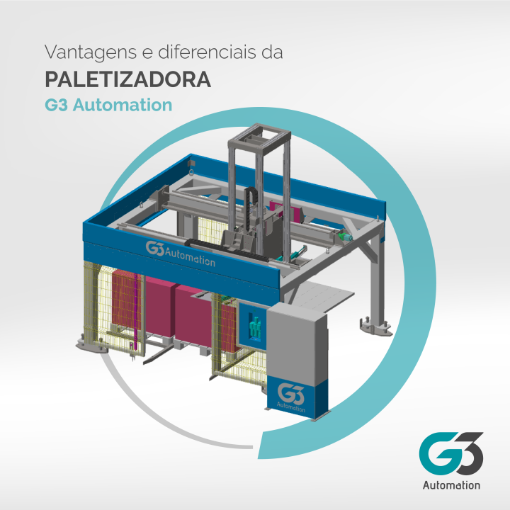 Vantagens e diferenciais da Paletizadora G3 - G3 Automation